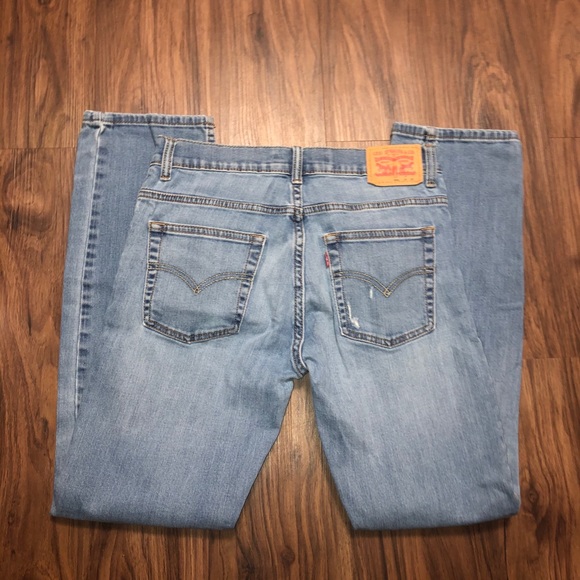 Levi's | Jeans | Mens Levis Distressed Light Color Denim Jeans | Poshmark